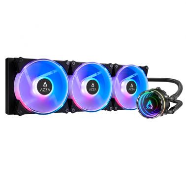 AZZA Blizzard SP 360mm RGB AIO Liquid CPU Cooler - pcbyte.com.au