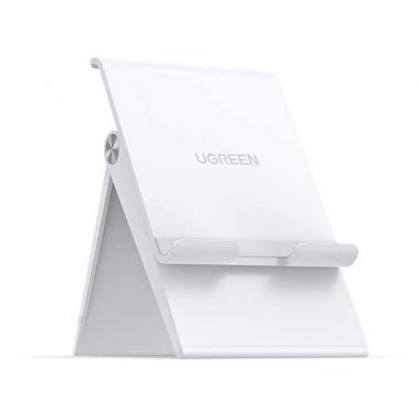 UGreen Adjustable Desk Phone Stand - White (80704) - pcbyte.com.au